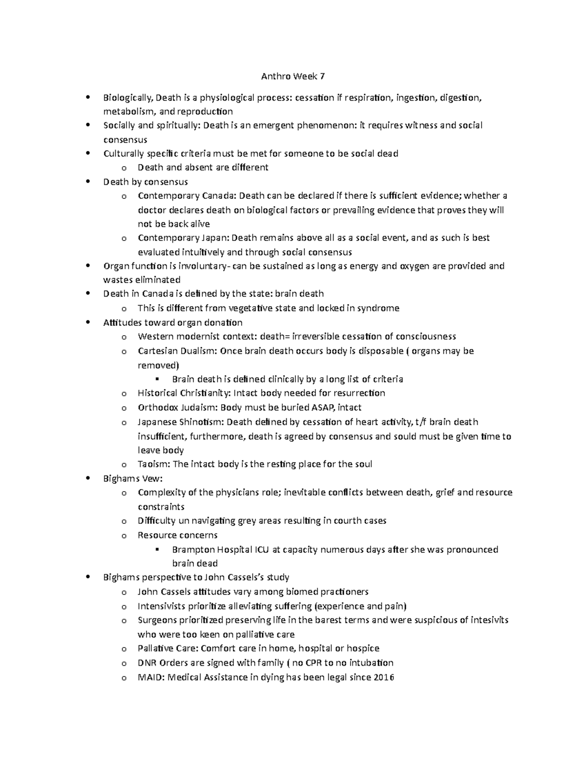 Anthro Week 7 Introduction to Anthropology 2020/2021 - Anthro Week 7 ...