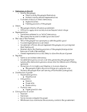 The Presidency - AP Gov notes - The Presidency Parliamentary System ...
