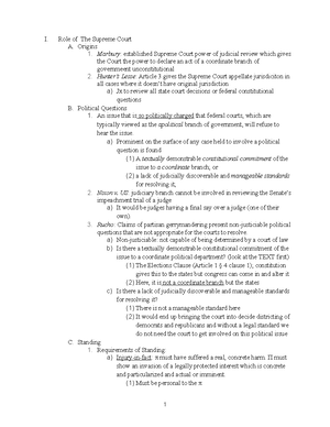 Evidence Outline - Evidence I. Introduction A. Class notes: Rules of ...