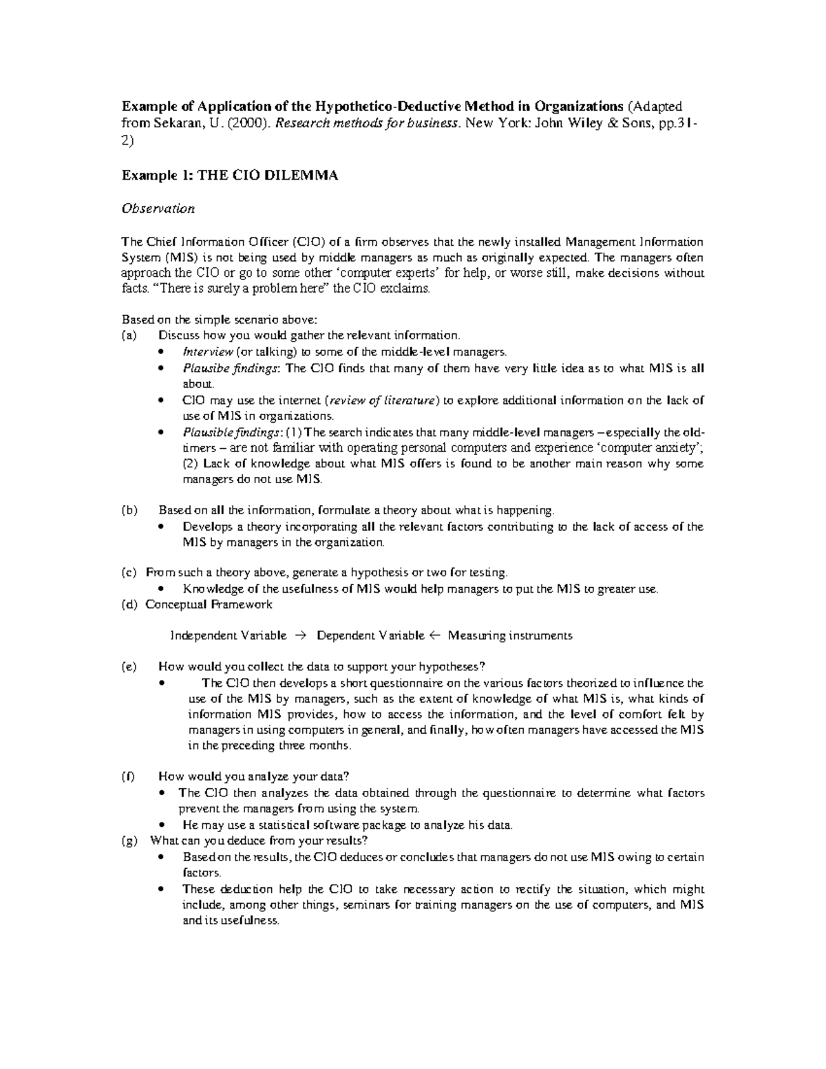 411467684 09 SGS Example of Application of the Hypothetico Deductive ...