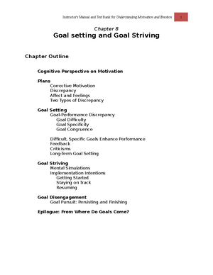 Ch07 - Lecture notes 7 - Chapter 7 Implicit Motives Chapter Outline ...