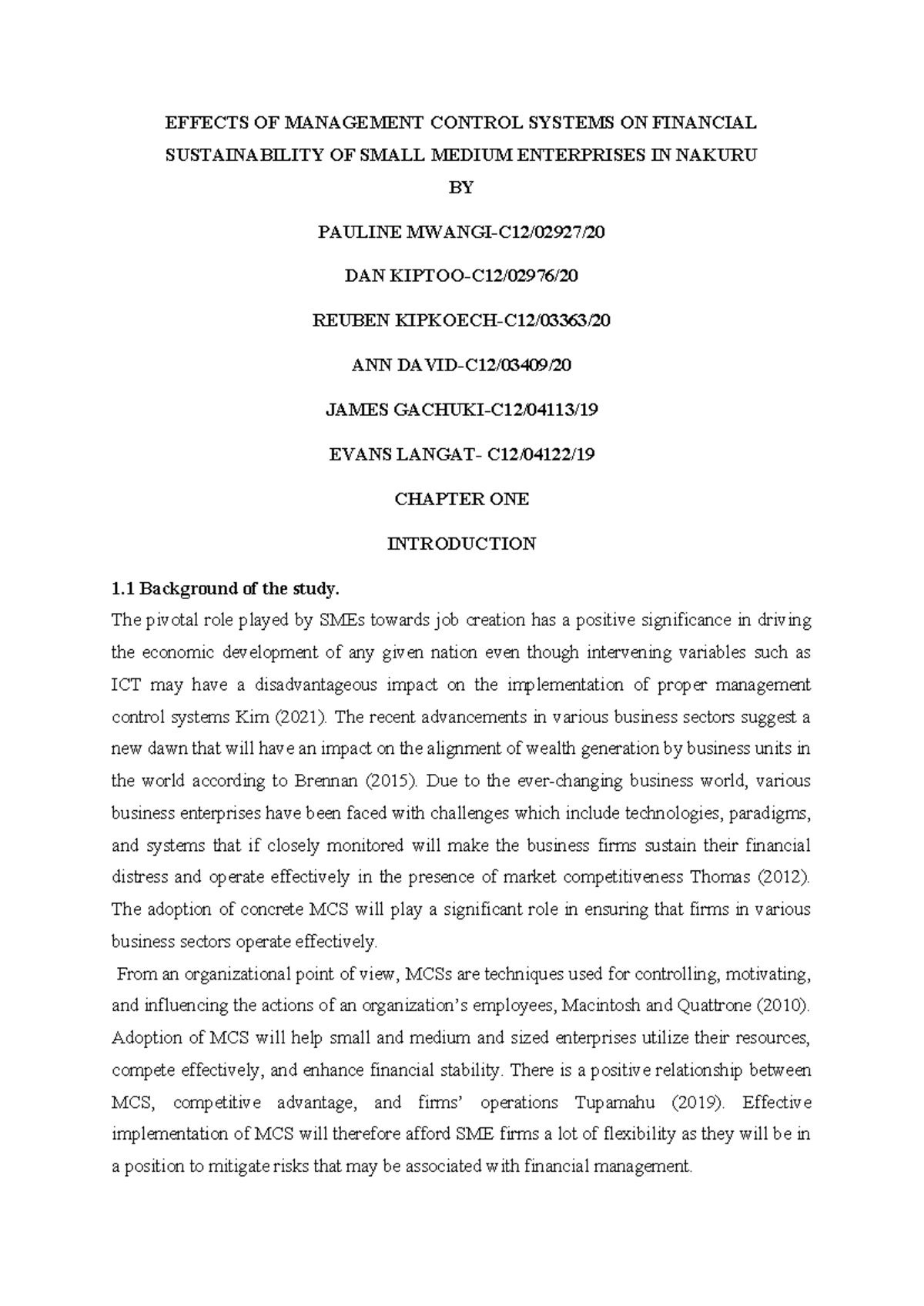 Edited plag free - For students understanding research in accounting ...