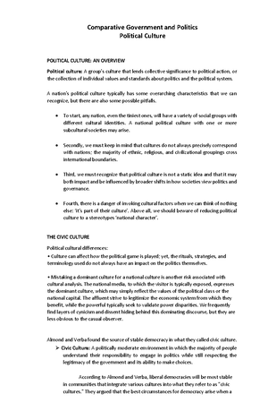 Comparative Government and Politics, Political Participation ...