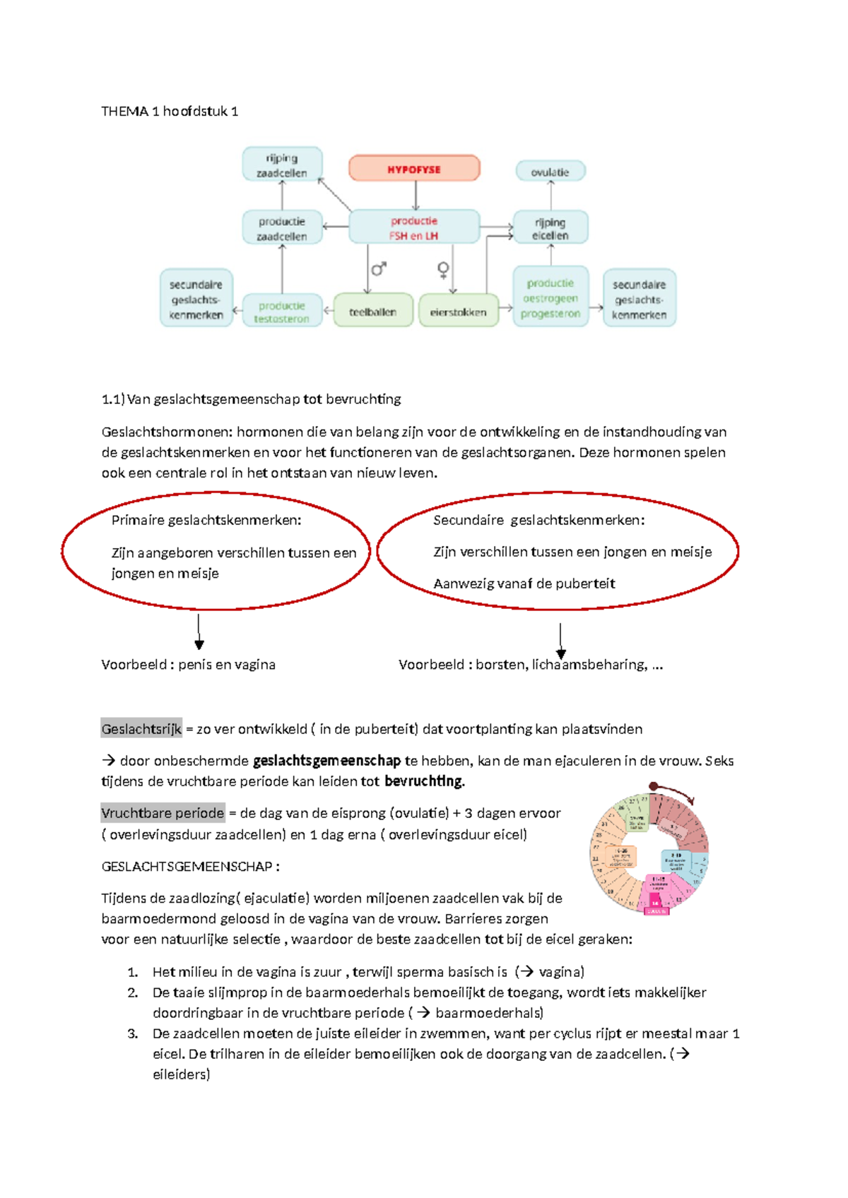 Thema 1 hoofdstuk 1 - biologie 4de jaar waco - THEMA 1 hoofdstuk 1 1 ...