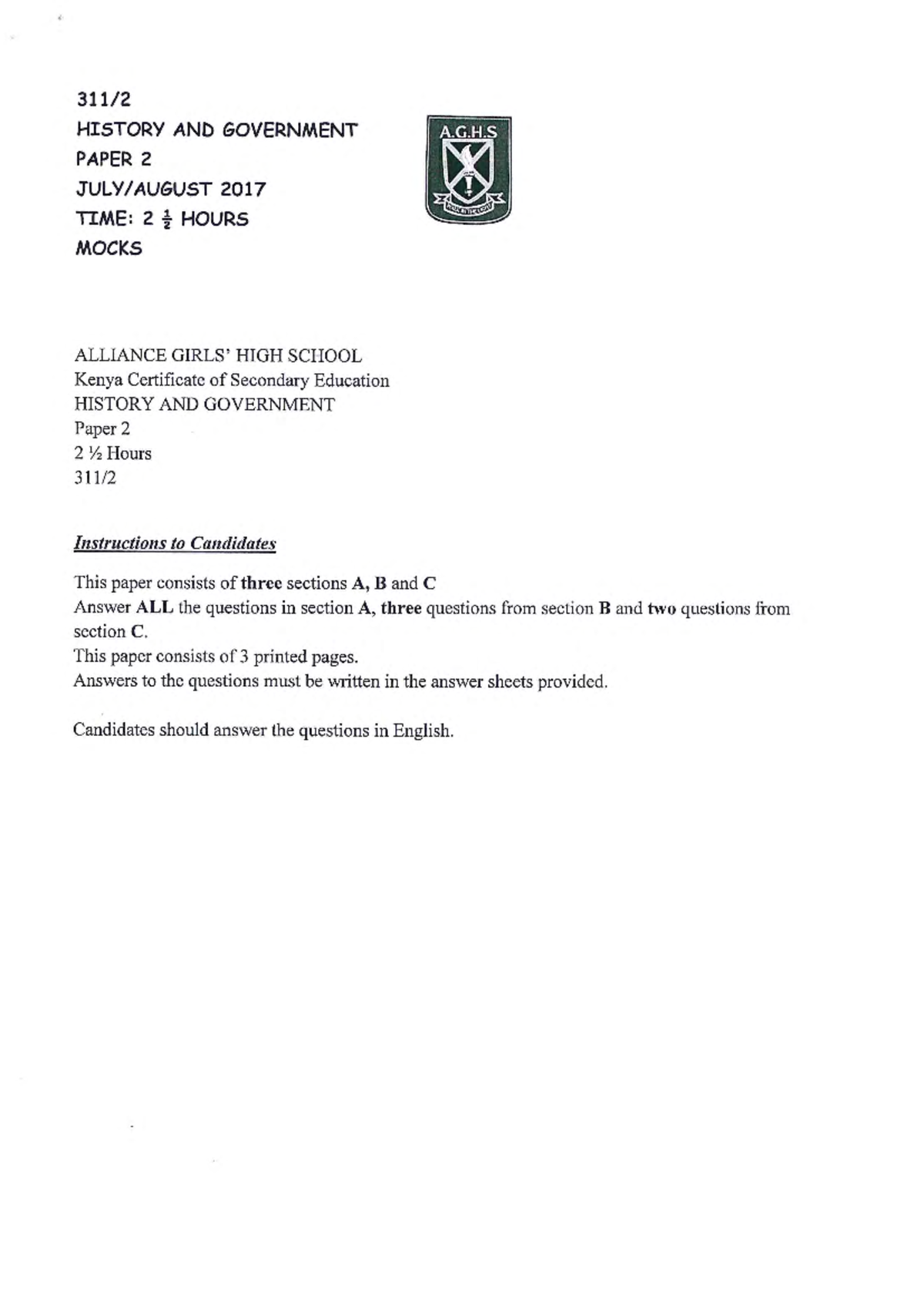 History & Government PP2 - Operating system i - Studocu