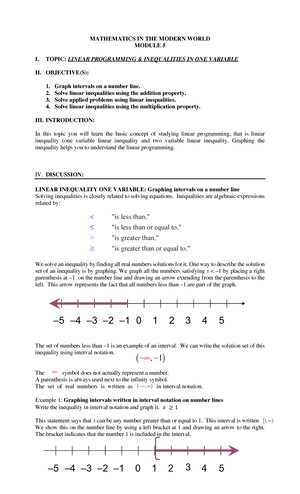 MMW Module 7- Graph Theory - MATHEMATICS IN THE MODERN WORLD MODULE 7 I. TOPIC: GRAPH THEORY II ...