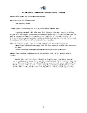 PSY 375 Module Three Lab Worksheet - However, when stating objective ...