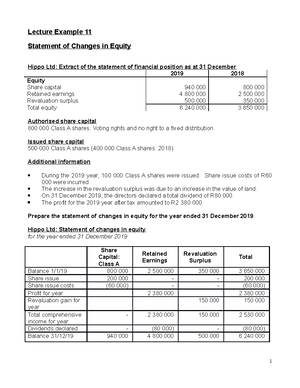 2acc 101 FA 2019 - Accounting 1B - FACULTY OF COMMERCE, ADMINISTRATION ...