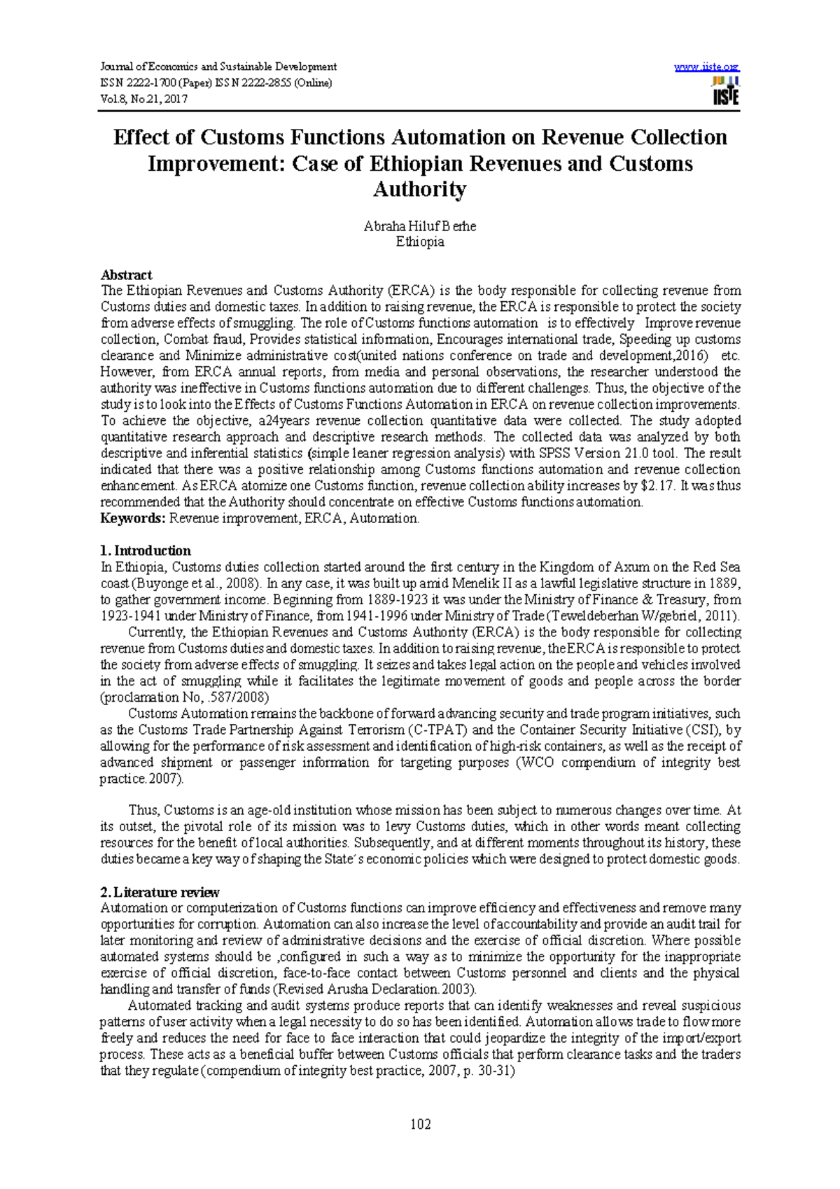 39772 42896 1 PB - ISSN 2222-1700 (Paper) ISSN 2222-2855 (Online) Vol ...