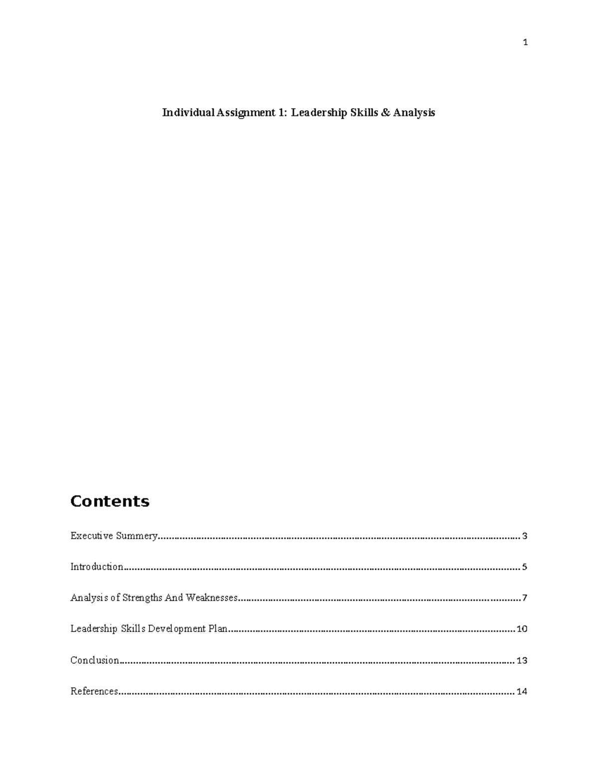 Assignment 1 - - Studocu