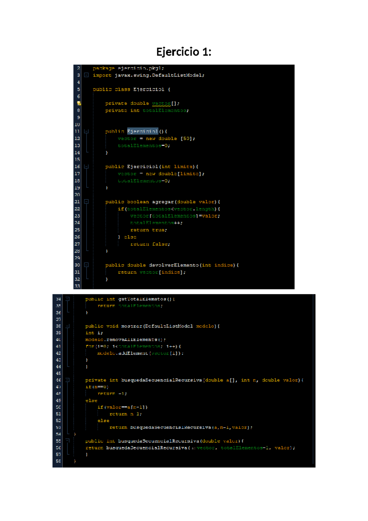 Estructura-de-datos S 4 - Estructura de datos - Ejercicio 1: - Studocu