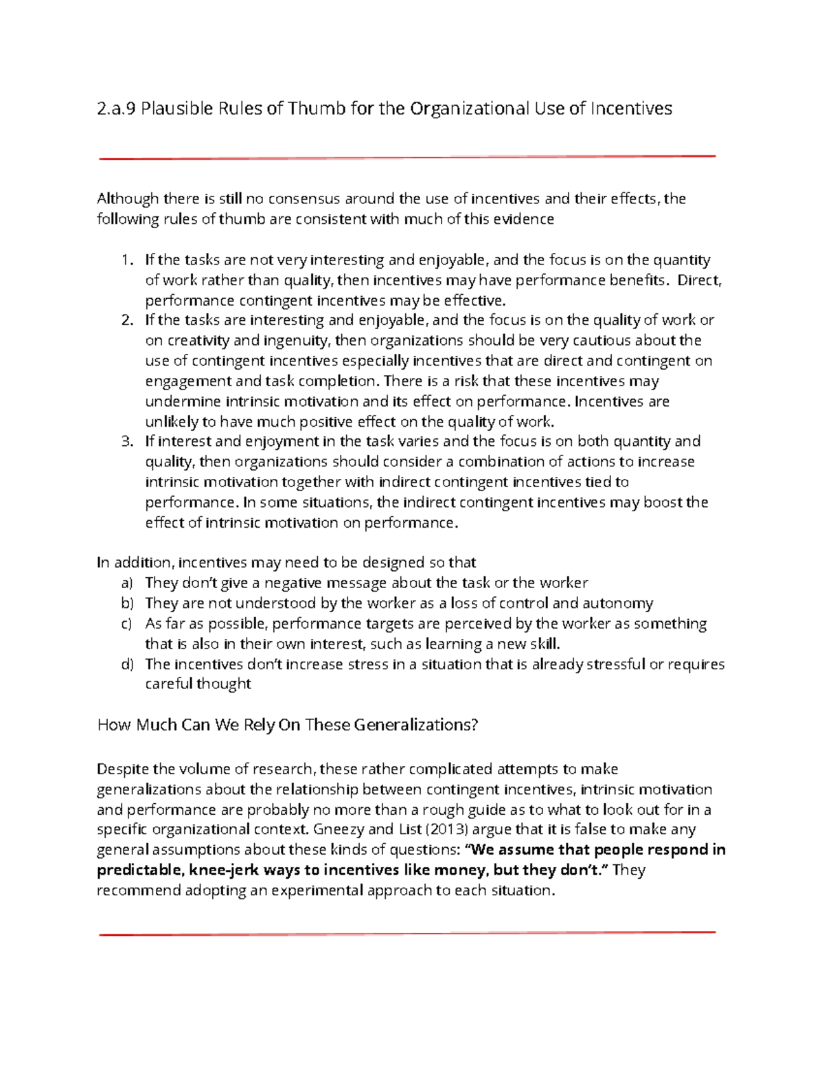 2.a.9 Rules of Thumb - Graham Rodwell - 2.a Plausible Rules of Thumb ...