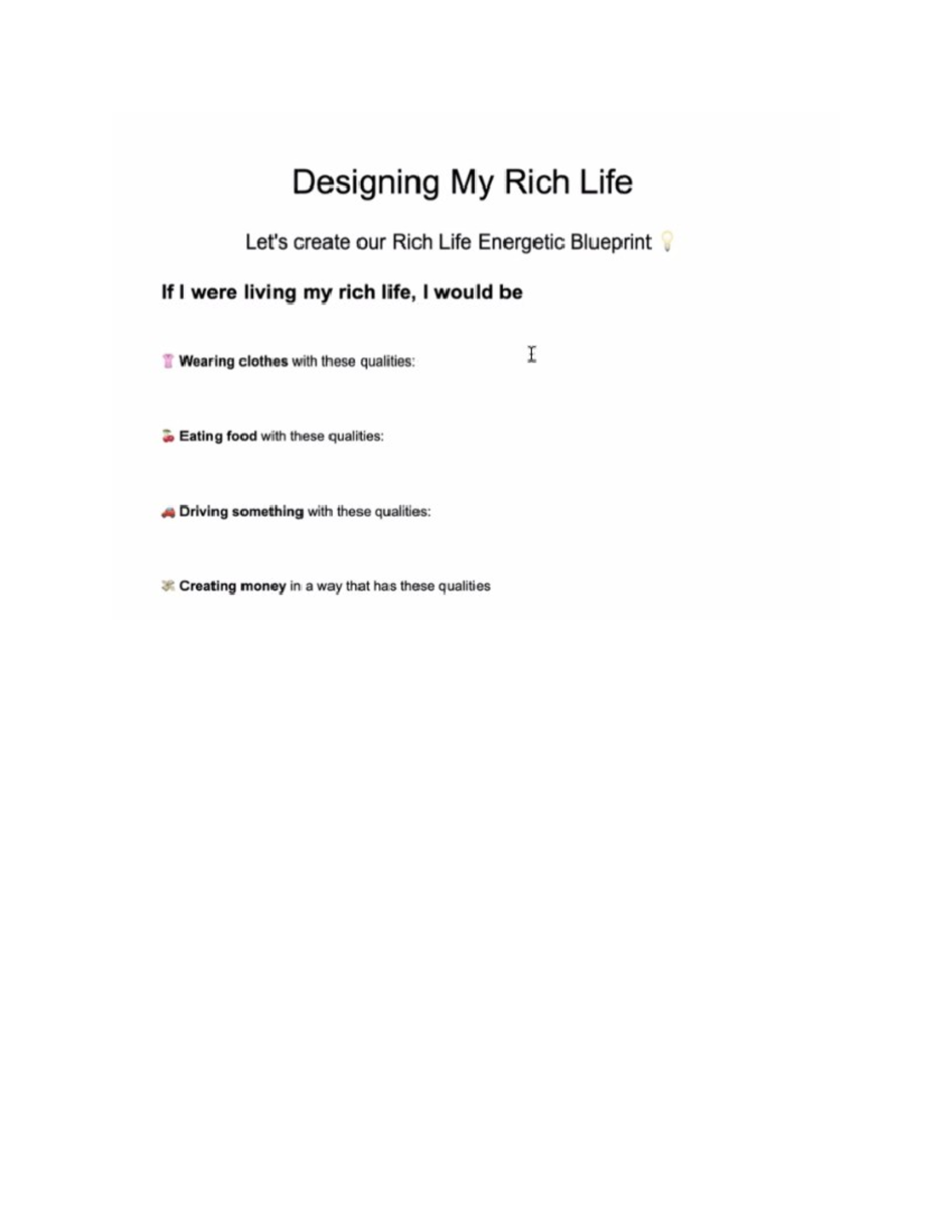 Design richlife - Designing My Rich Life create our Rich Life Energetic ...