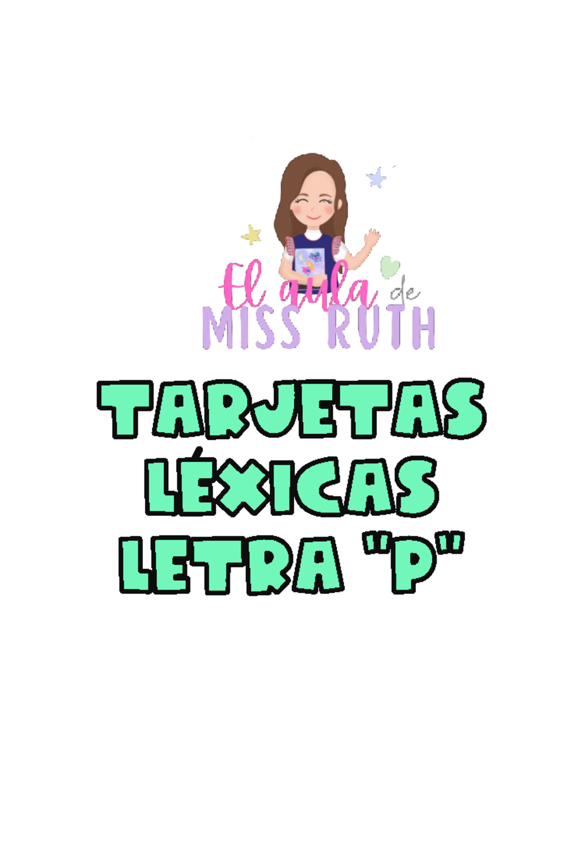 Tarjetas Léxicas Letra P - Estrategias Didácticas - Tarjetas léxicas ...