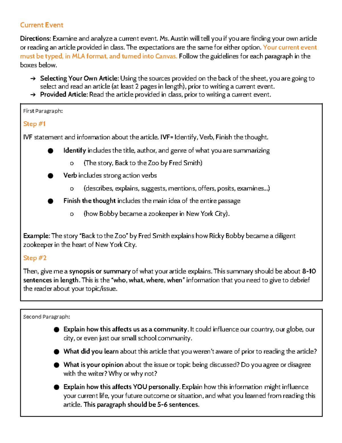 Copy of Current Event - jknjknk - Current Event Directions: Examine and ...