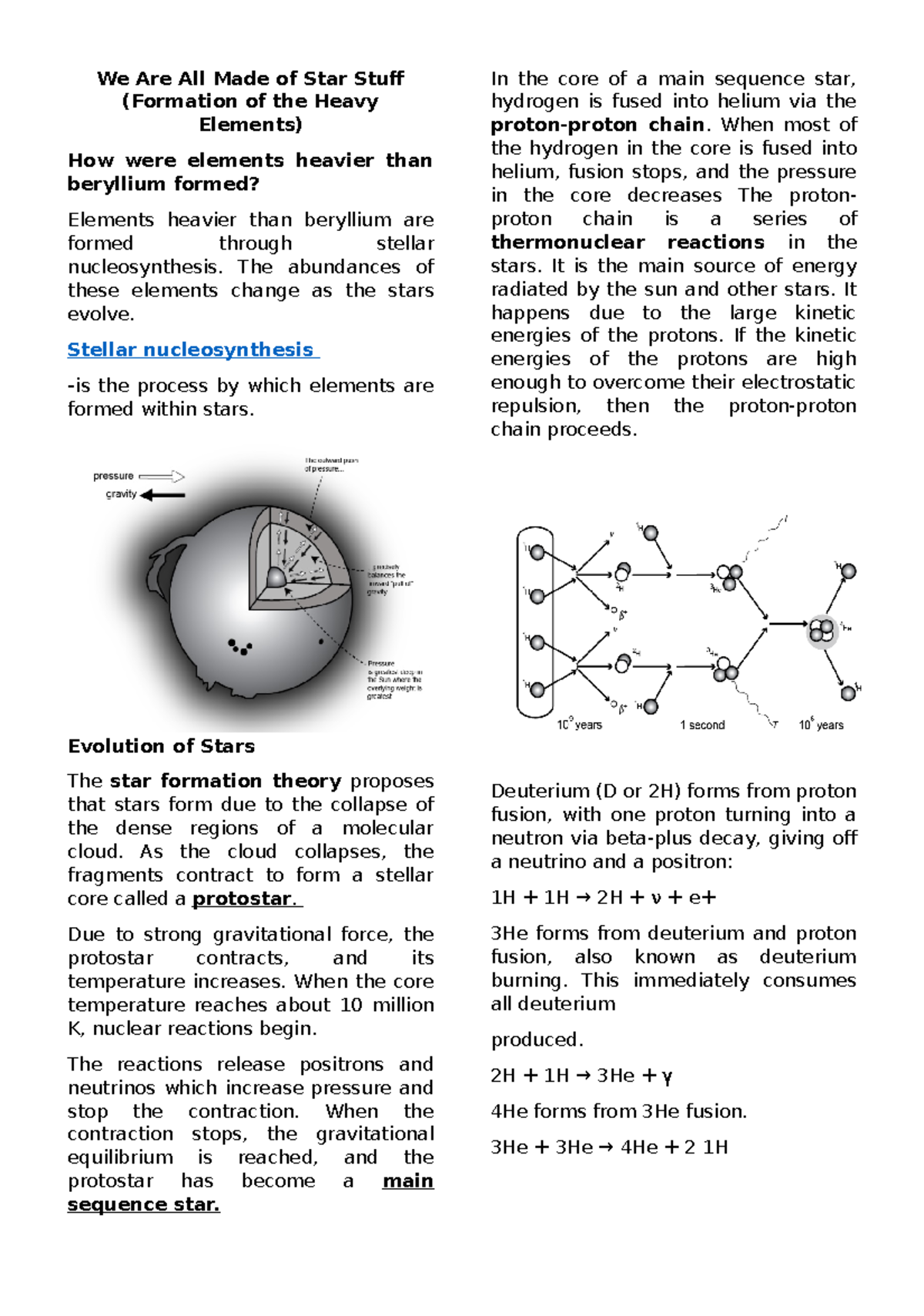 Handouts-2 - N/A - We Are All Made of Star Stuf (Formation of the Heavy ...