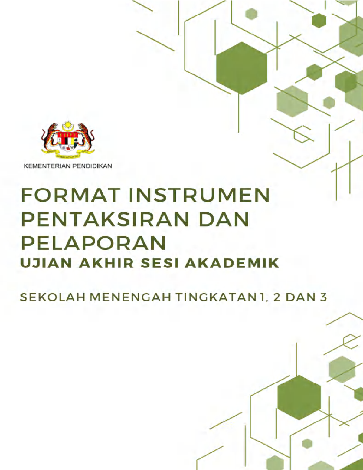 Format Instrumen Pentaksiran Dan Pelaporan Ujian Akhir Sesi Akademik ...