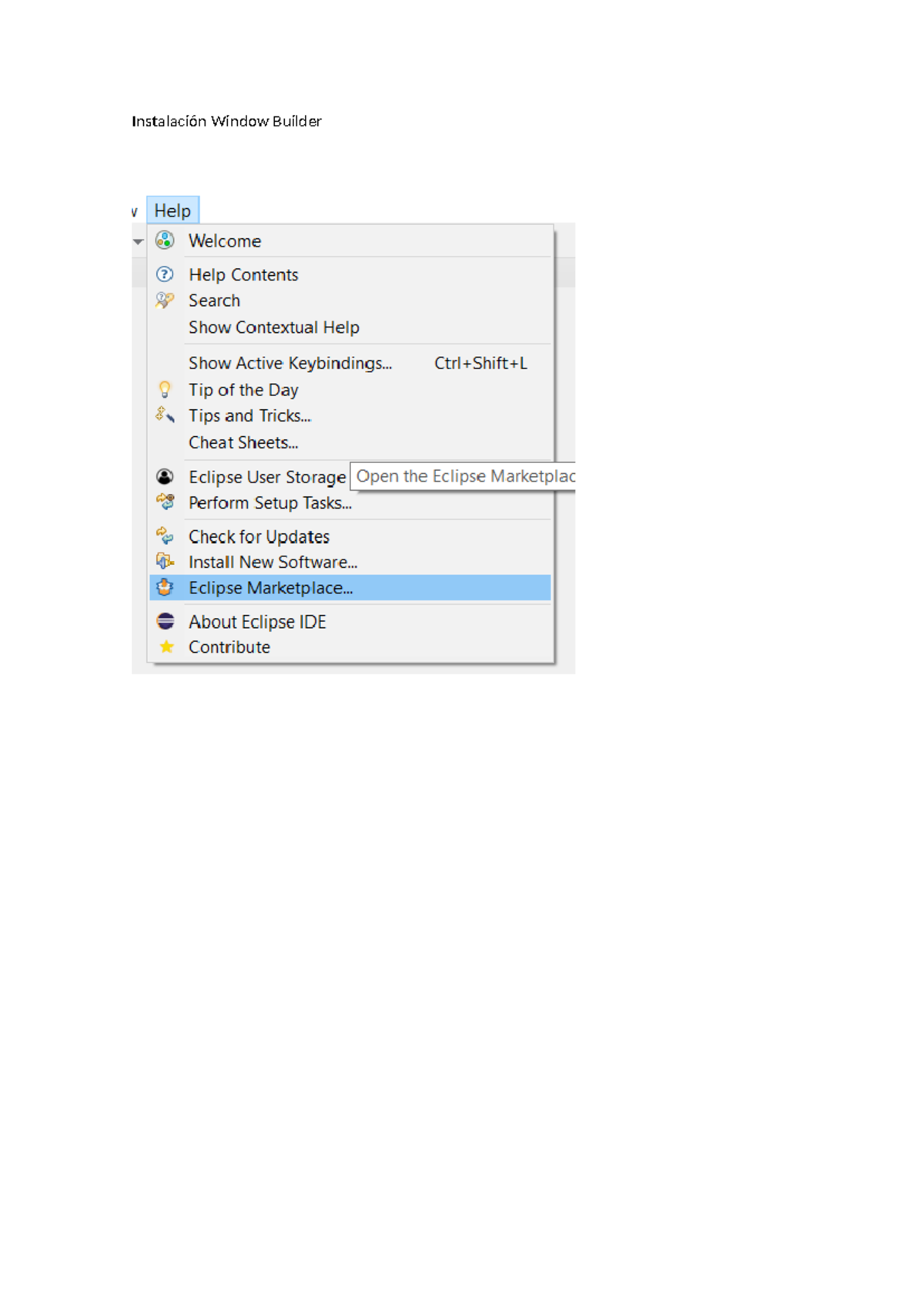 2. Instalación Window Builder - Introducción a la Algorritmia - Studocu