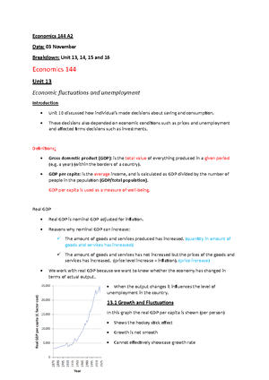 Int Finance tut 5 ENG - Tutorial 5 - ECON 144 - DEPARTMENT OF ECONOMICS ...