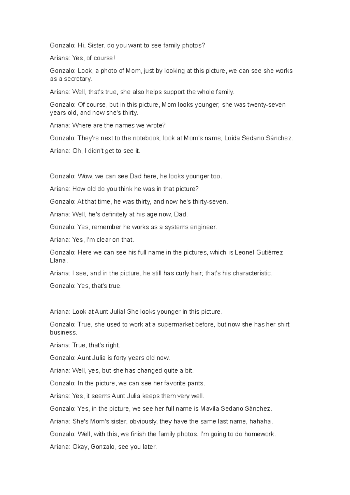 (AC-S07) Week 07 - ´Tarea de la semana 7 - Gonzalo: Hi, Sister, do you ...