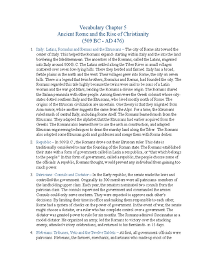 Vocabulary Chapter 6 - history - Vocabulary Chapter 6 Civilizations of ...