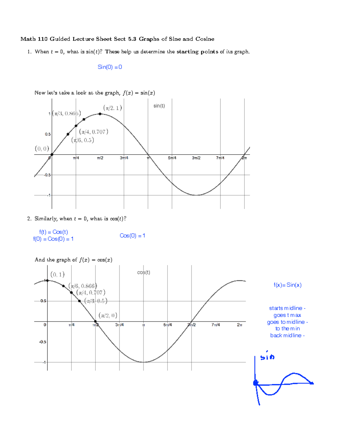Math 110 (5.3 Guided) - math - Math 110 Guided Lecture Sheet Sect 5 ...