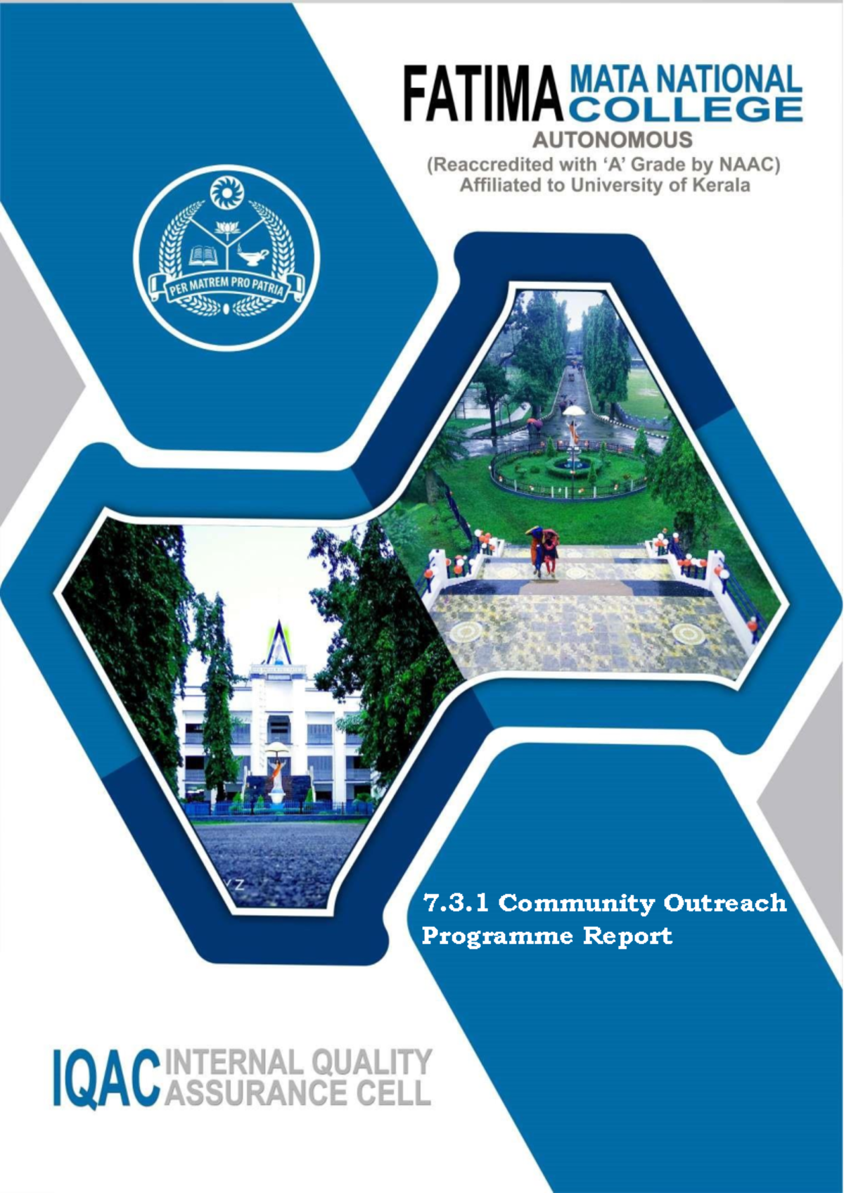 7 - report - 7.3 Community Outreach Programme Report COMMUNITY OUTREACH ...