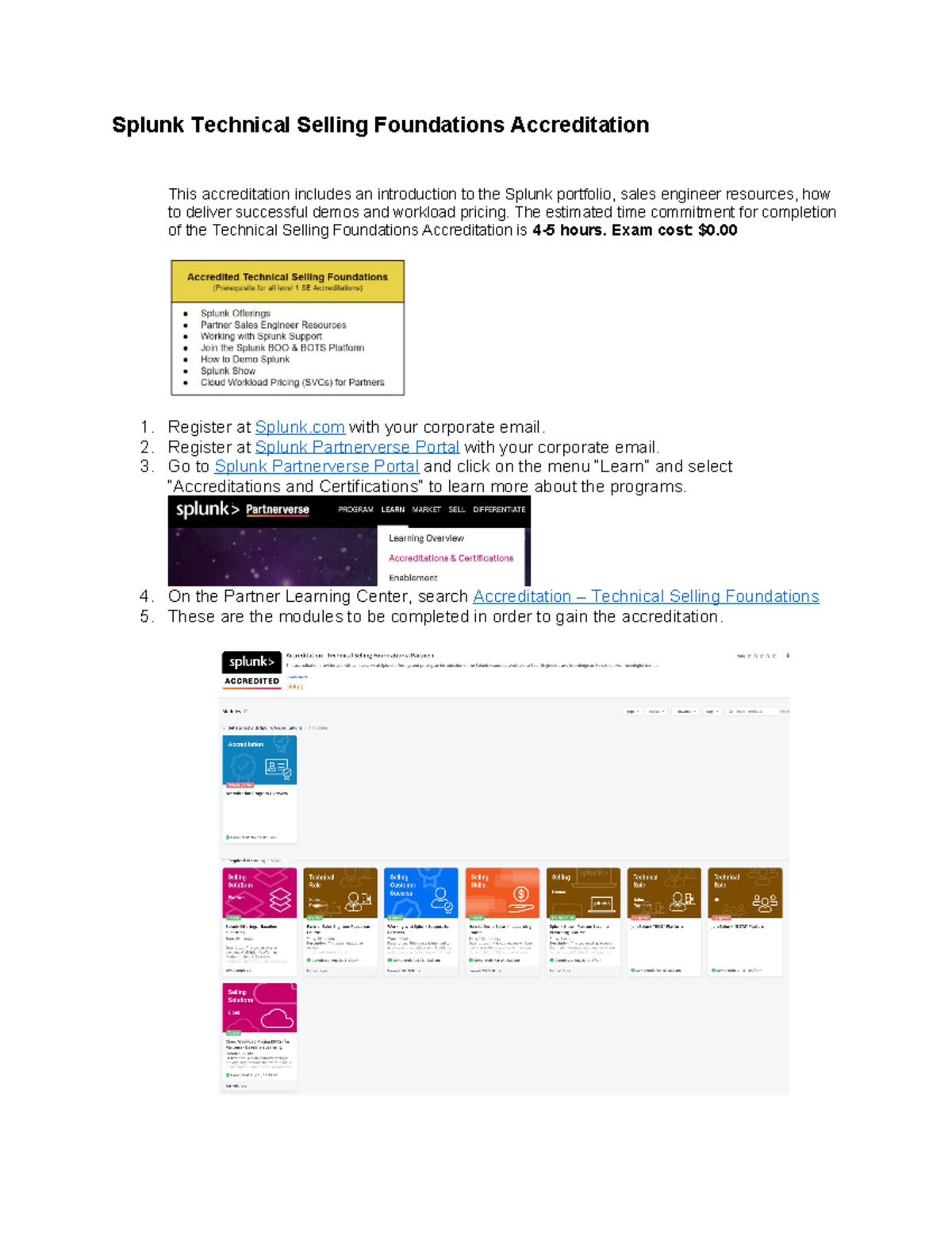 Splunk Tech Foundations ENG - Splunk Technical Selling Foundations Accreditation This ...