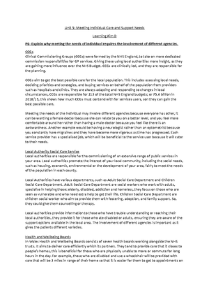 Unit 5 Learning Aim C - The use of questionnaires can help the ...