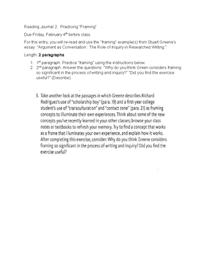 Introduction to Academic Reading and Writing Notes Part 1 - Purpose of ...