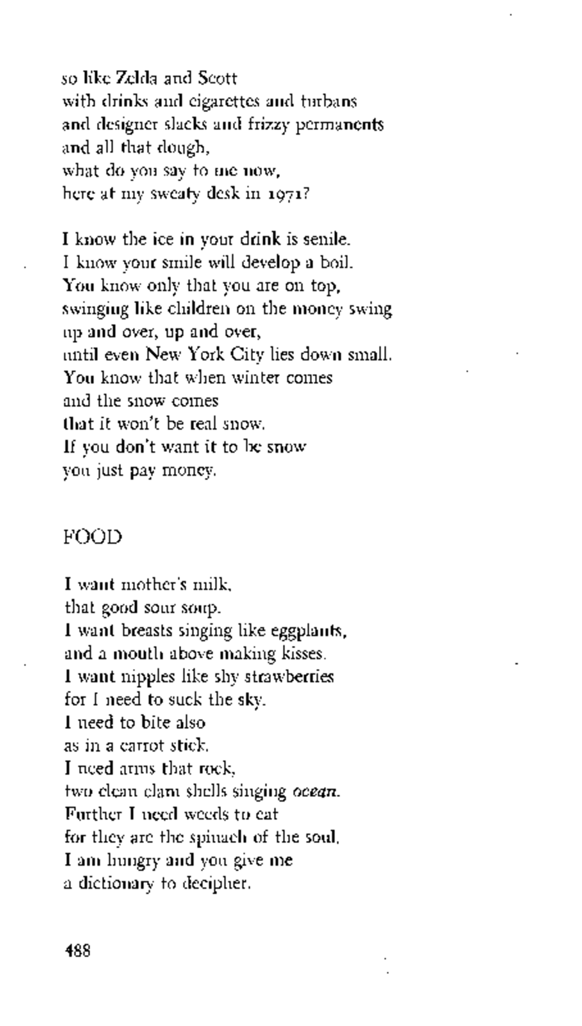 Anne Sexton - The Complete Poems 516 - so like Zelda and Scott with ...