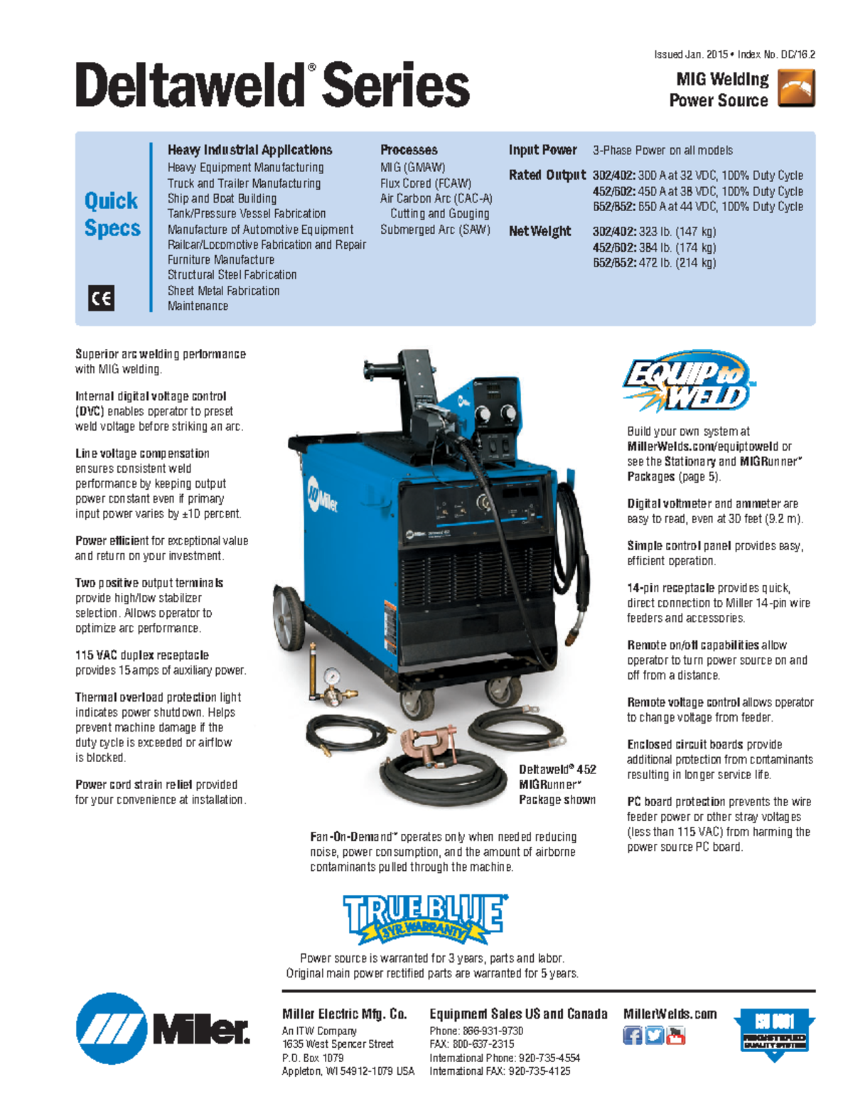 Ficha Técnica Deltaweld - Processes MIG (GMAW) Flux Cored (FCAW) Air ...