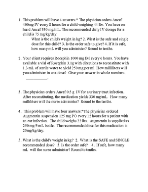 Math Module 5 Student Practice Problems - Math Module 5 Student ...