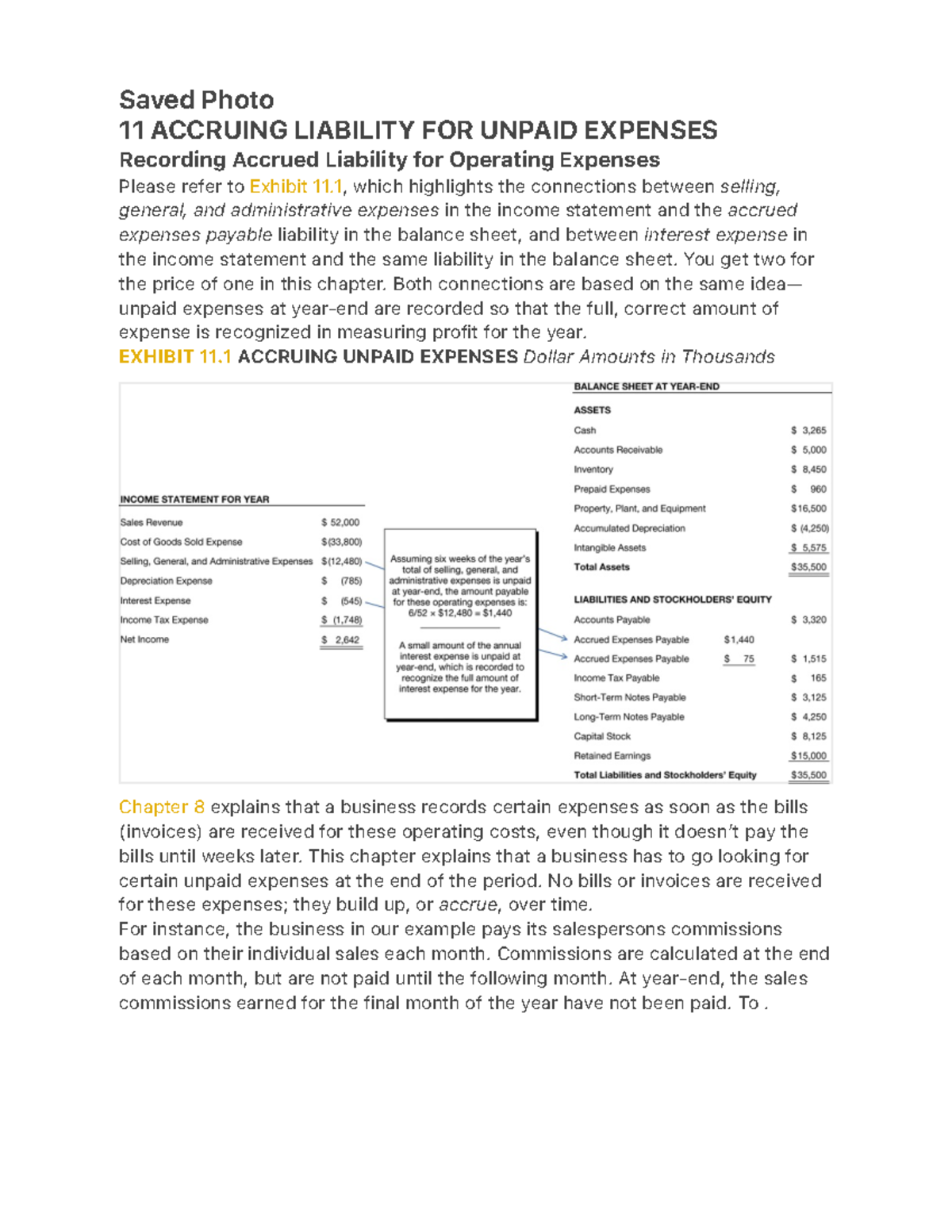 Accuring liabity - diagram - Saved Photo 11 ACCRUING LIABILITY FOR ...