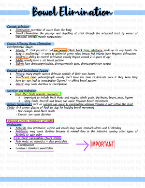 Skills check list Fundamentals NUR 102 - PROCEDURE CHECKLIST Assessing ...