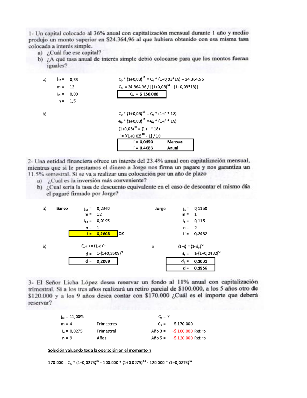 Parcial Junio 2020, preguntas y respuestas - Warning: TT: undefined function: 32 a) j 12 = 0, C ...