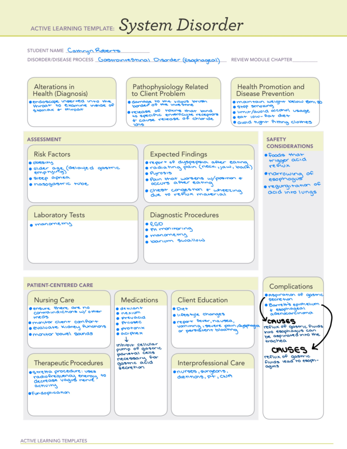 ATISystem Disorder-1 - ATI System Disorder - NURS 311 - Studocu