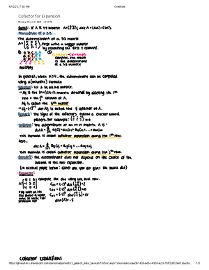 5 - 5.4 - Diagonalization Powers of diagonal matrices, powers of diagonal matrices - POWERS O F ...