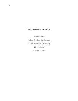 PSY-108 Module 1 Activity - PSY 108 Module One Activity Template Once ...