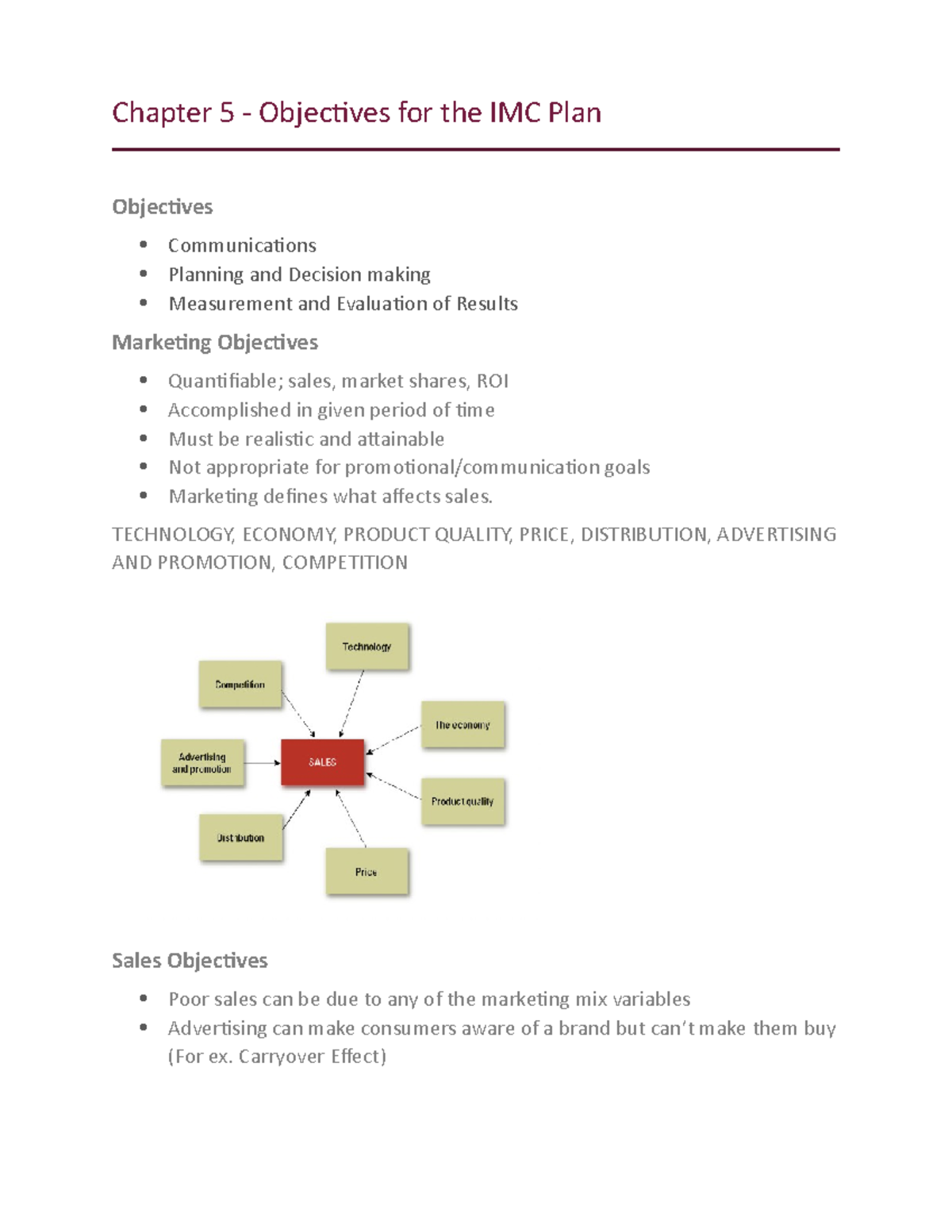 Chapter 5 - Chapter 5 study materials for quiz - Chapter 5 - Objectives ...