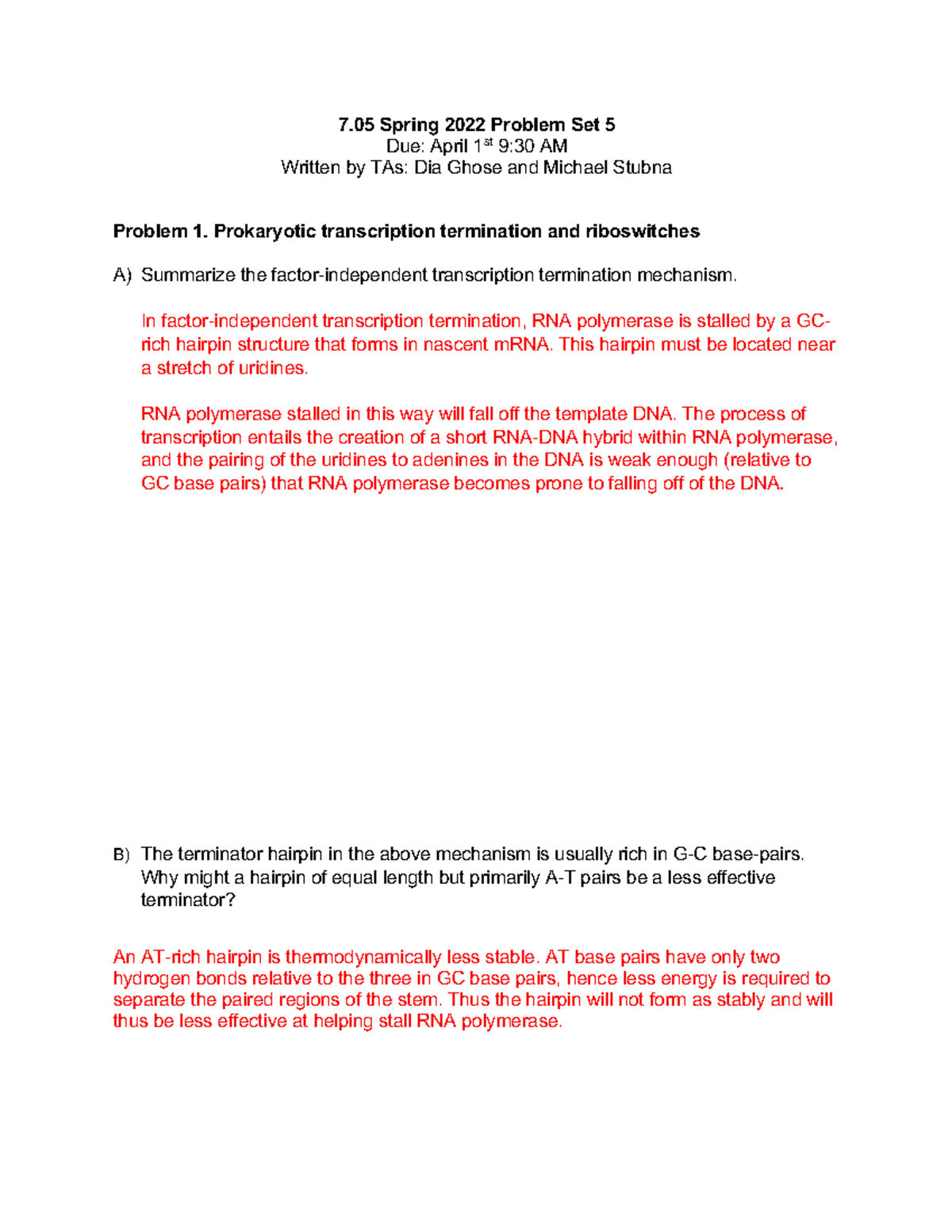 Topic 7 Practice and Summary Notes - 7 Spring 2022 Problem Set 5 Due ...
