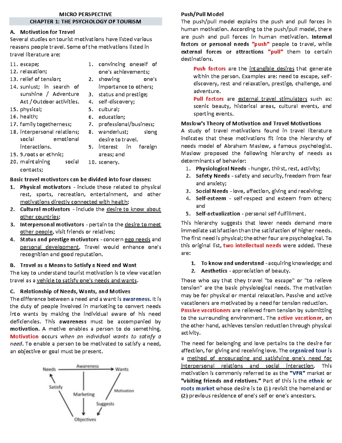 Micro Perspective Notes - convincing oneself of one's achievements ...