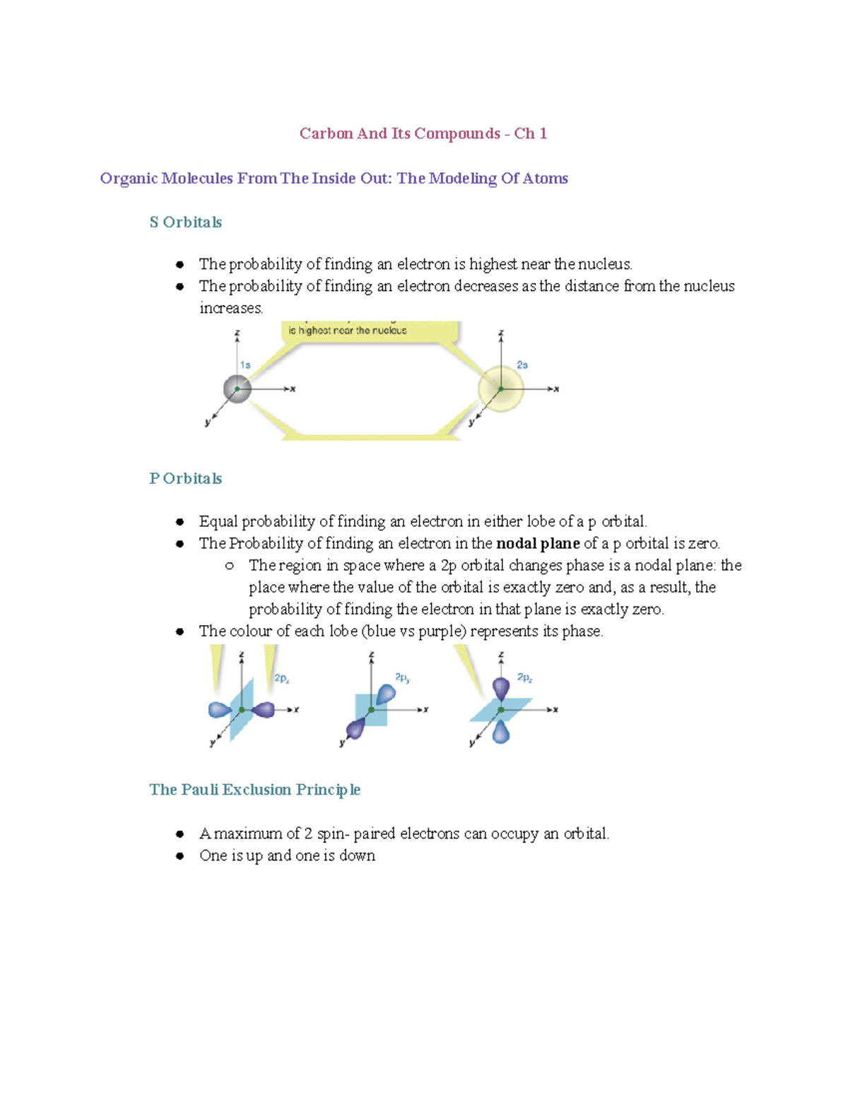 Chapter 1 - Carbon And Its Components - Carbon And Its Compounds - Ch 1 ...