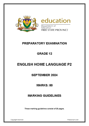 English HL P2 September 2024 Grade 12 QP - GRAAD 12 MARKS: 80 TIME: 2 ½ ...