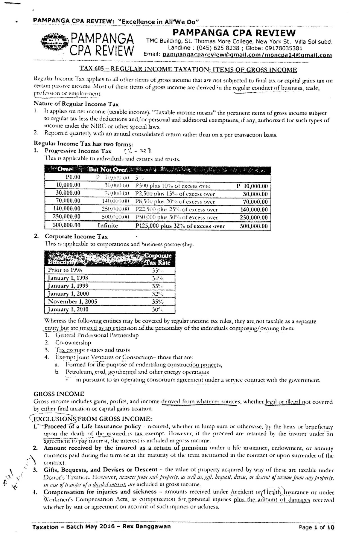 RIT - BS accountancy - Studocu