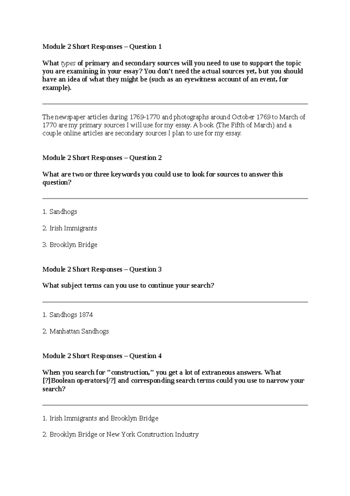 2-2 Module Two Short Responses - Module 2 Short Responses – Question 1 ...