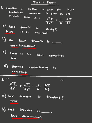 Heat Transfer Lecture Notes 2 - CHEM 3026 - Studocu