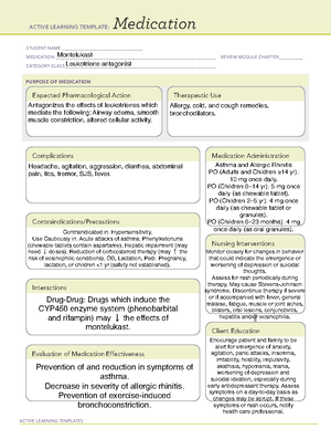 Cirrhosis of the liver - Ati med temp - ACTIVE LEARNING TEMPLATES ...