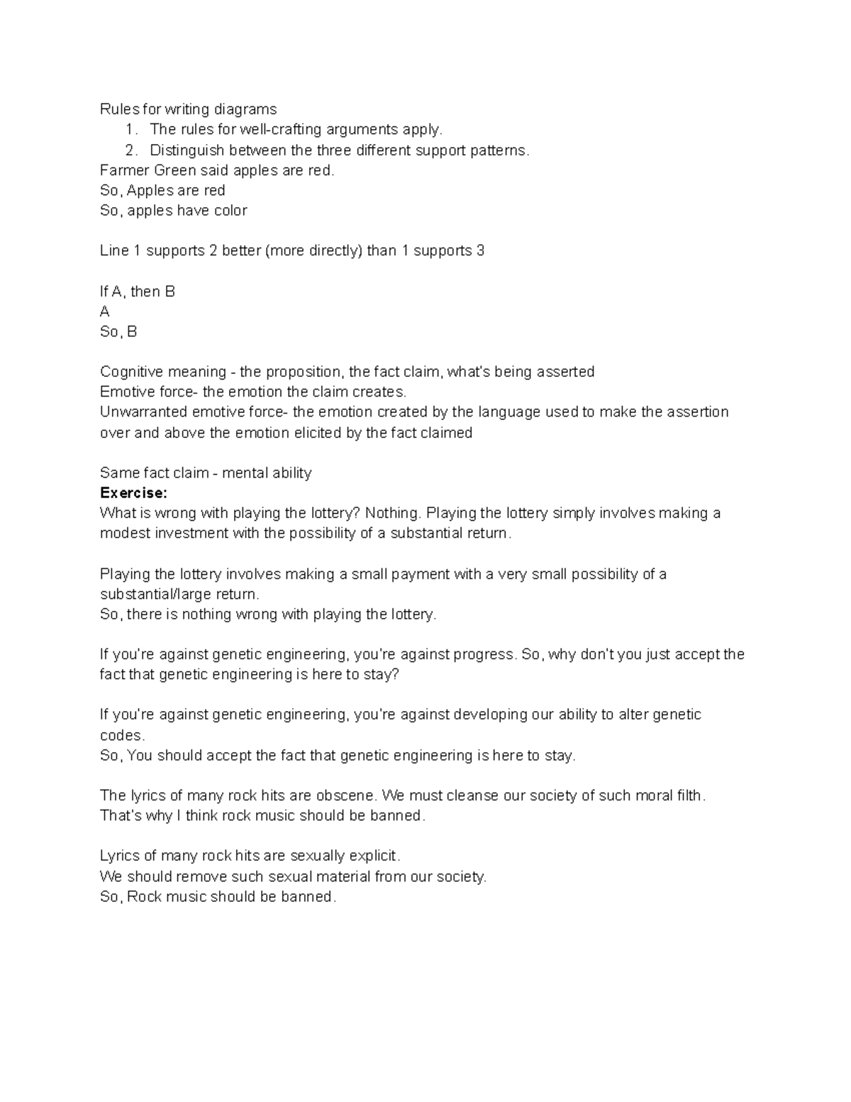 Intro to Logic Notes - Rules for writing diagrams 1. The rules for well ...