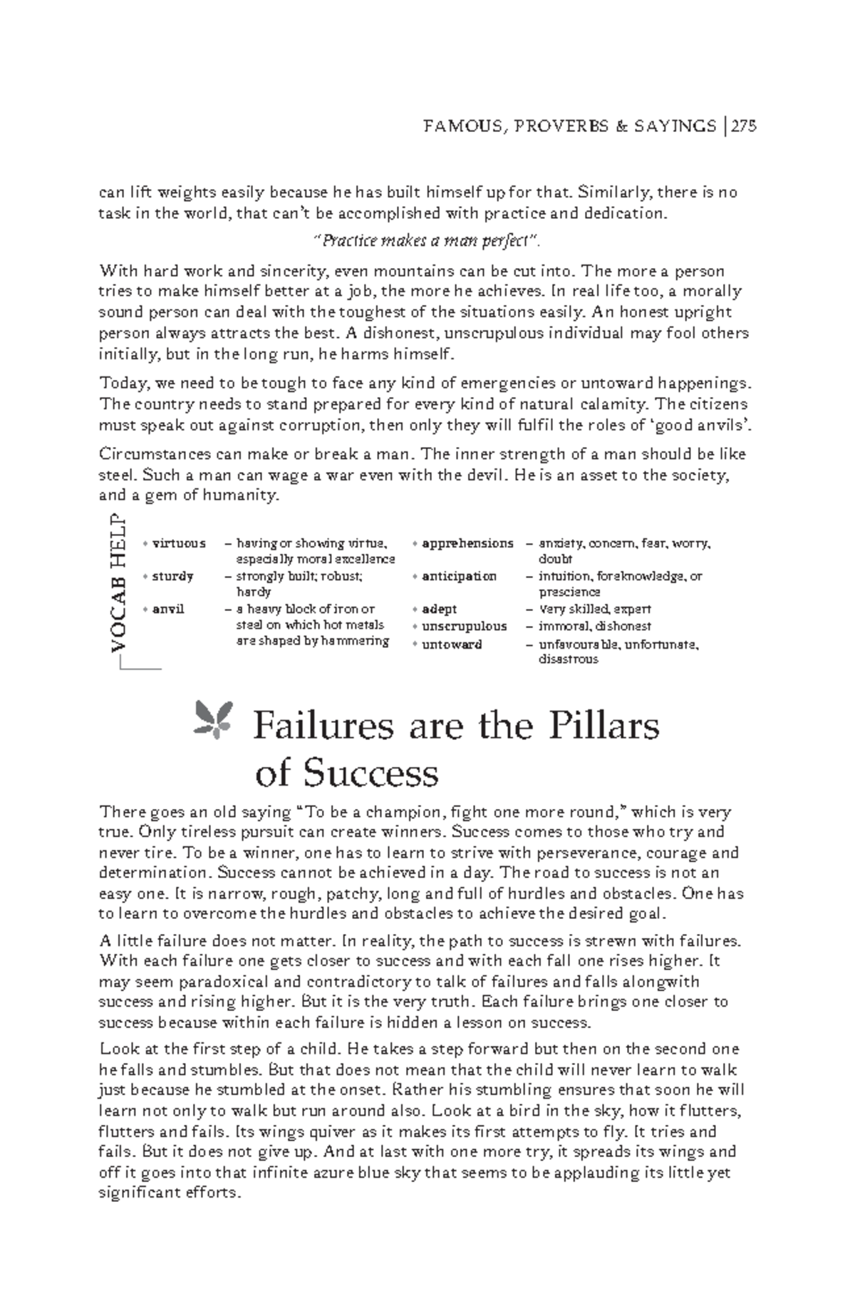 Essay topic, Failures are the pillars of success - can lift weights ...